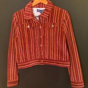 Princess Highway | Jackets & Coats | Princess Highway Cropped Berry ...